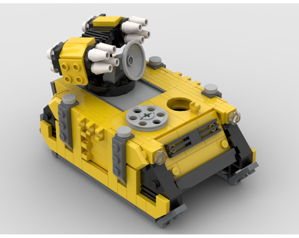 LEGO MOC Science Fiction Whirlwind Turret - Tabletop scale by n8walker | Rebrickable - Build ...