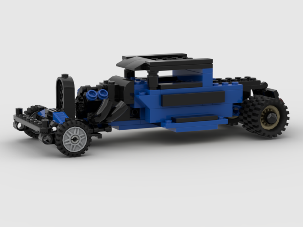 LEGO MOC Hot rod by noob143 | Rebrickable - Build with LEGO