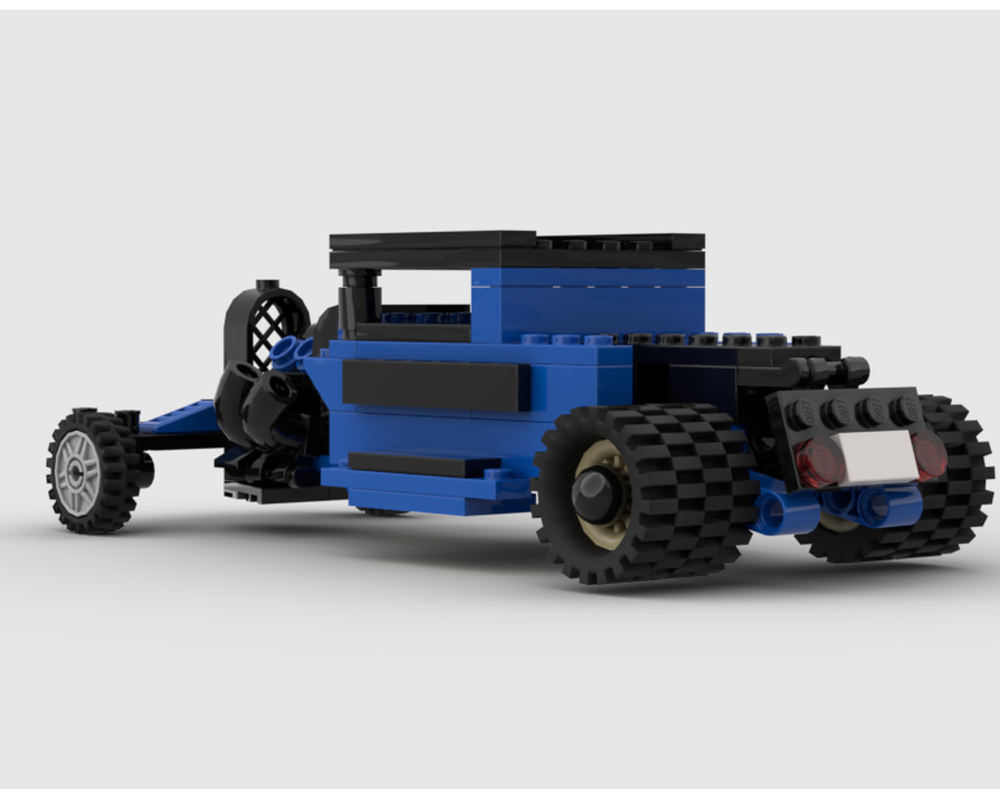 LEGO MOC Hot rod by noob143 | Rebrickable - Build with LEGO