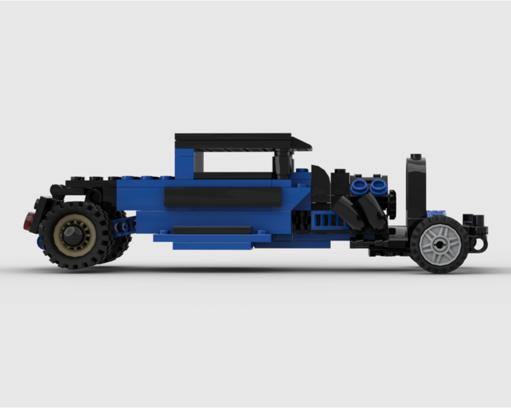 LEGO MOC Hot rod by noob143 | Rebrickable - Build with LEGO