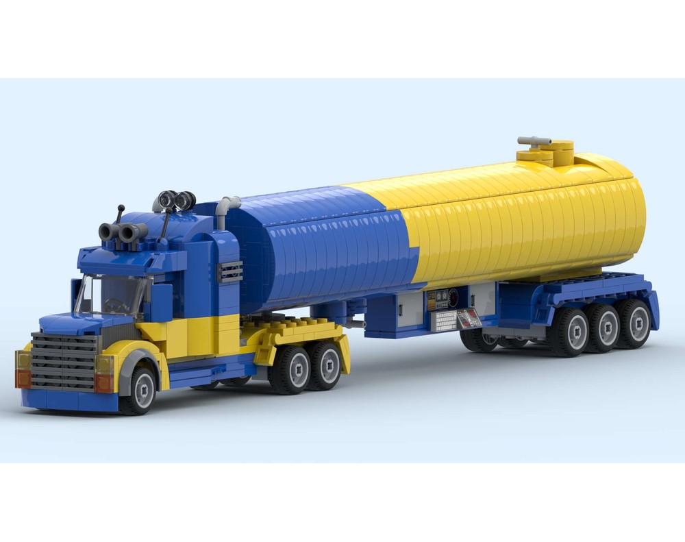 LEGO MOC Fuel Truck by Mike_the_Brickanic | Rebrickable - Build with LEGO
