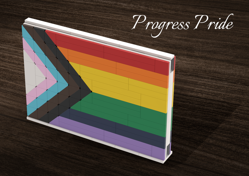 LEGO MOC-217879 Progress Pride by TildaBuilder | Rebrickable - Build ...