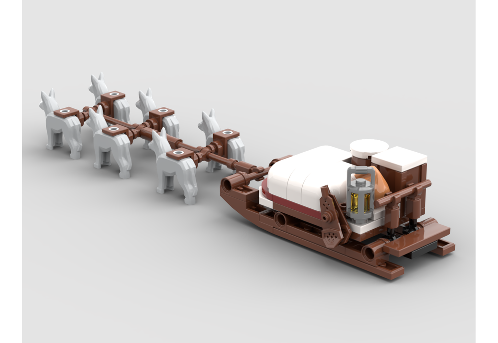 LEGO MOC Dog Sled by etamax | Rebrickable - Build with LEGO