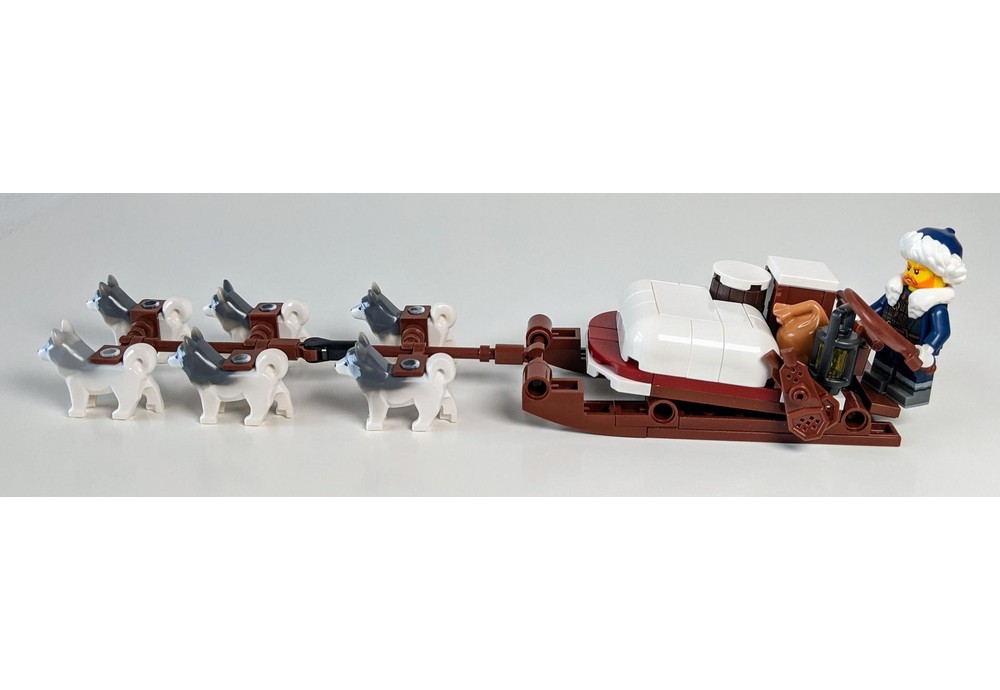 LEGO MOC Dog Sled by etamax | Rebrickable - Build with LEGO