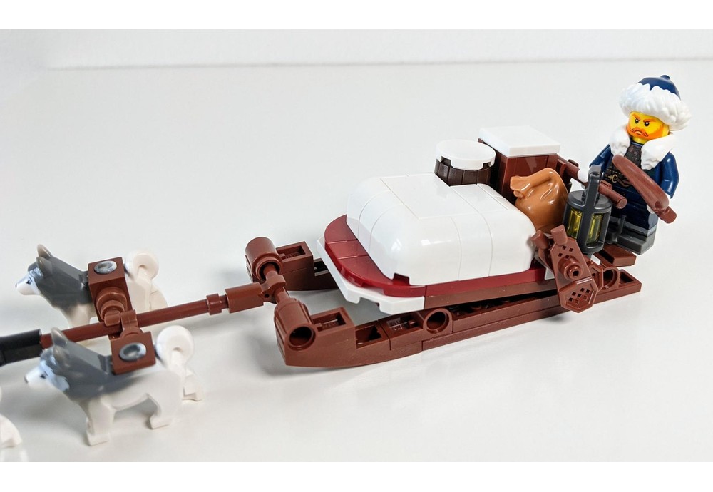 LEGO MOC Dog Sled by etamax | Rebrickable - Build with LEGO