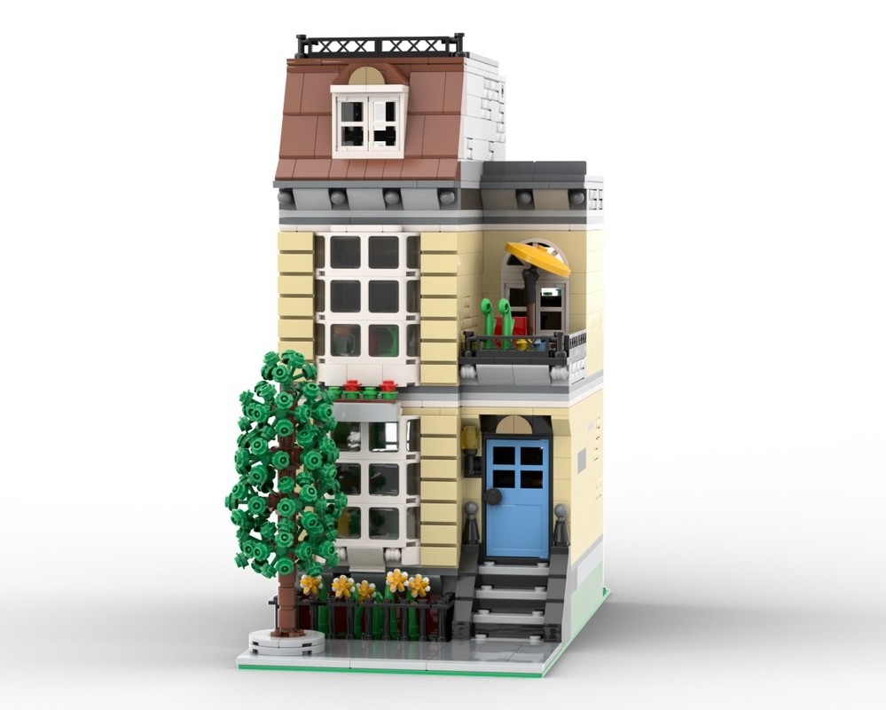 LEGO MOC Park Street Townhouse Modular by Momoplayslego | Rebrickable ...