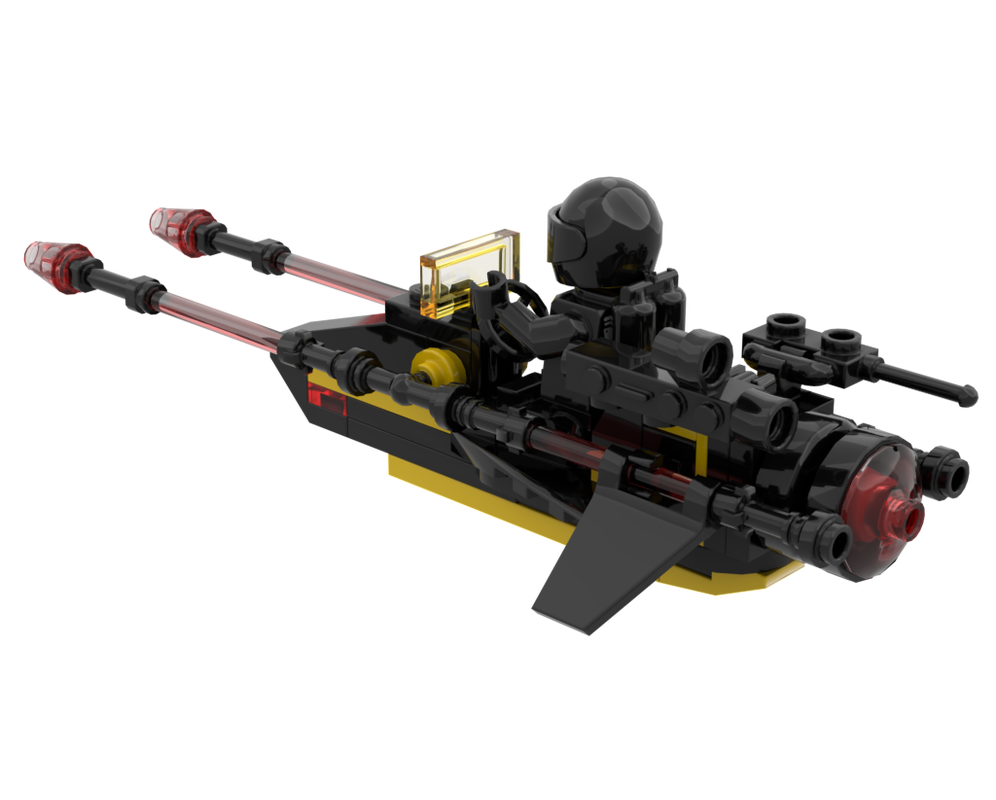LEGO MOC Blacktron Mosquito by Earendil2016 | Rebrickable - Build with LEGO