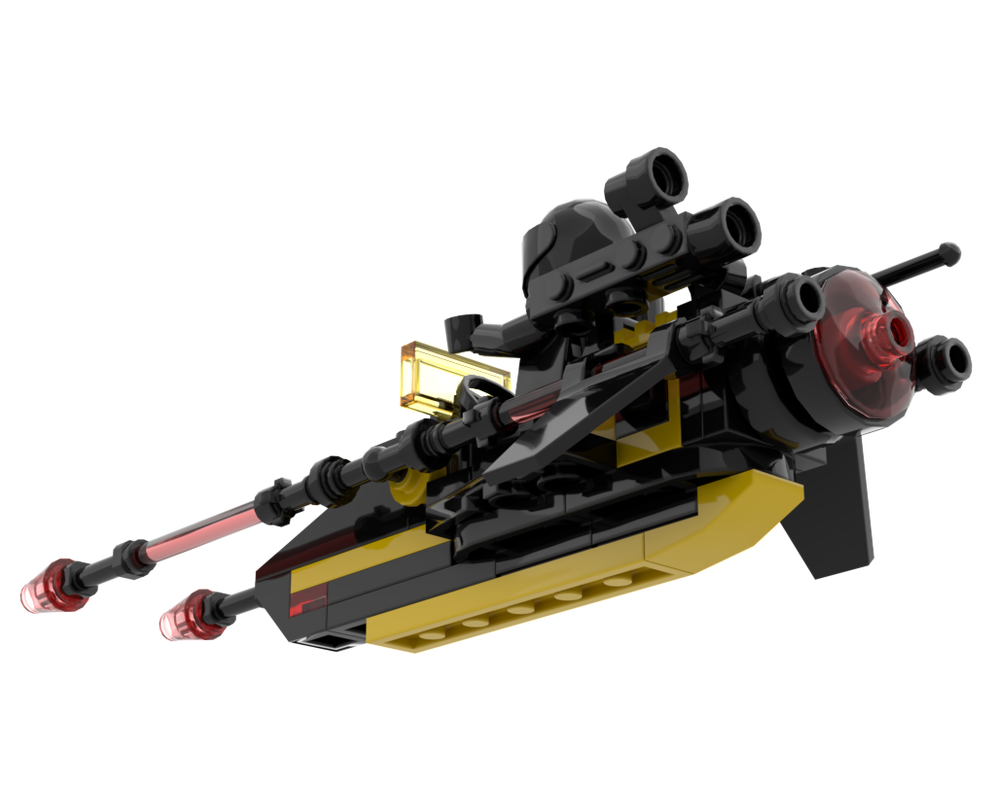 LEGO MOC Blacktron Mosquito by Earendil2016 | Rebrickable - Build with LEGO