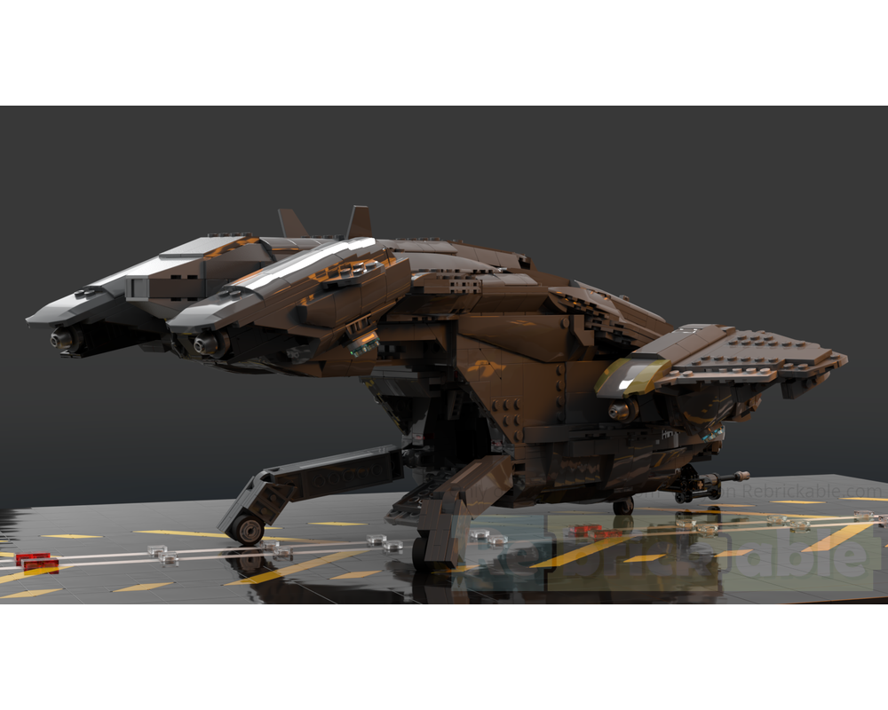 LEGO MOC D77-TC ‘Pelican’ Dropship (Halo) by Builder Faber ...