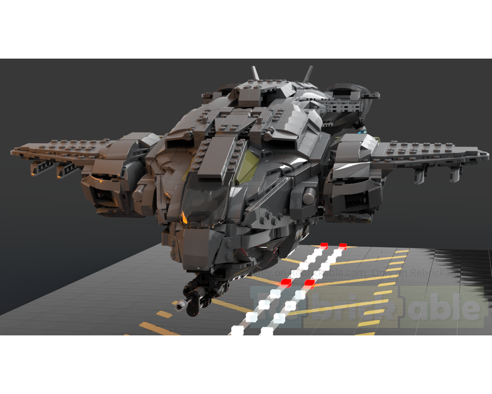 LEGO MOC D77-TC ‘Pelican’ Dropship (Halo) by Builder Faber | Rebrickable - Build with LEGO