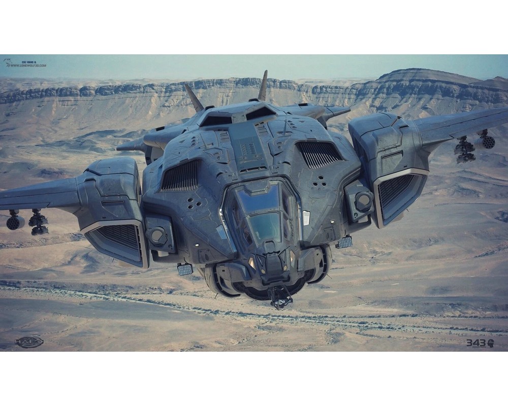 LEGO MOC D77-TC ‘Pelican’ Dropship (Halo) by Builder Faber ...