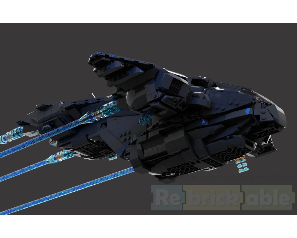 LEGO MOC D77-TC ‘Pelican’ Dropship (Halo) by Builder Faber ...
