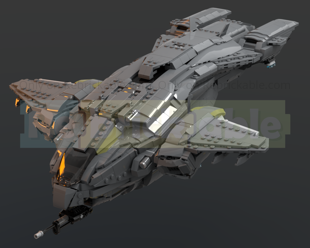 LEGO MOC-217914 D77-TC ‘Pelican’ Dropship (Halo) by Builder Faber ...