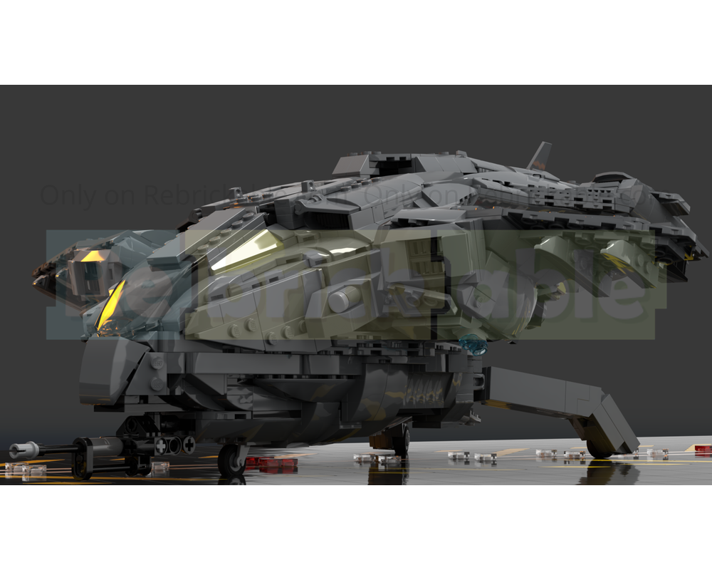 LEGO MOC D77-TC ‘Pelican’ Dropship (Halo) by Builder Faber ...