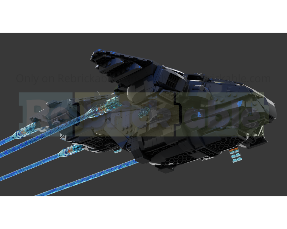 LEGO MOC D77-TC ‘Pelican’ Dropship (Halo) by Builder Faber ...