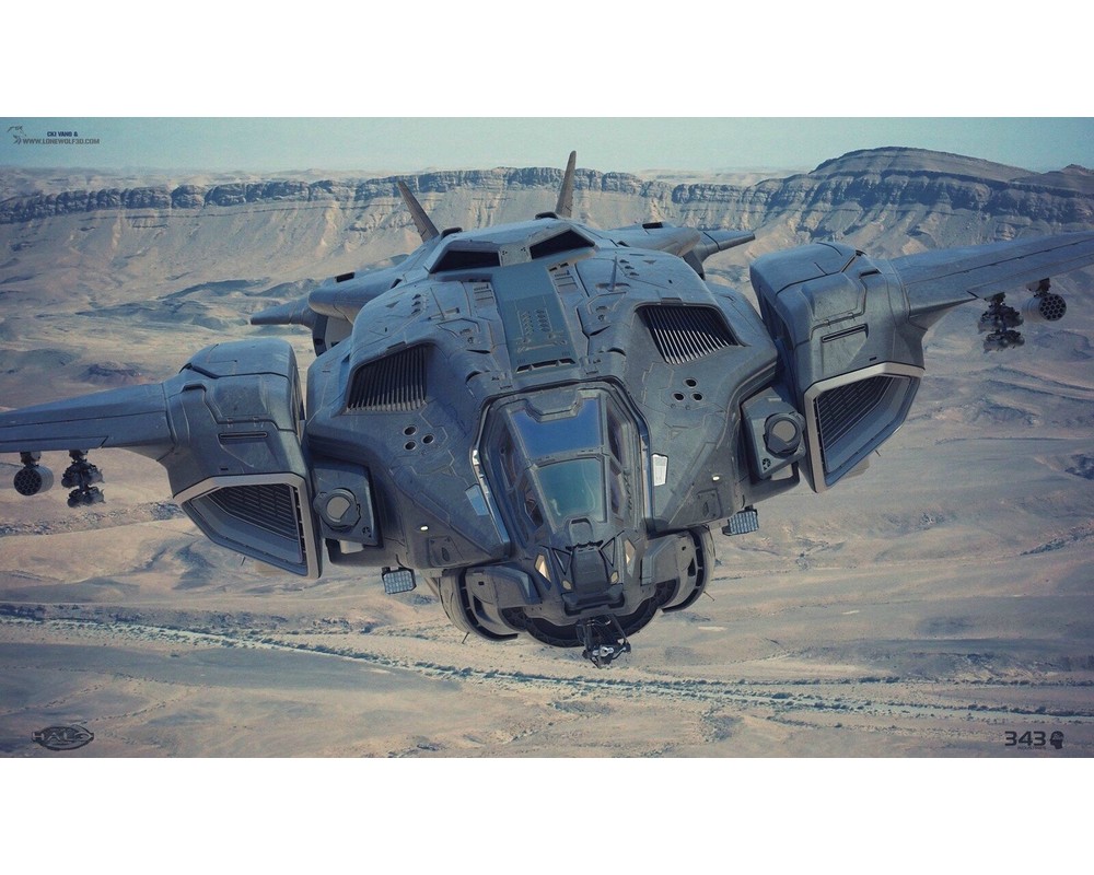 LEGO MOC-217914 D77-TC ‘Pelican’ Dropship (Halo) by Builder Faber ...