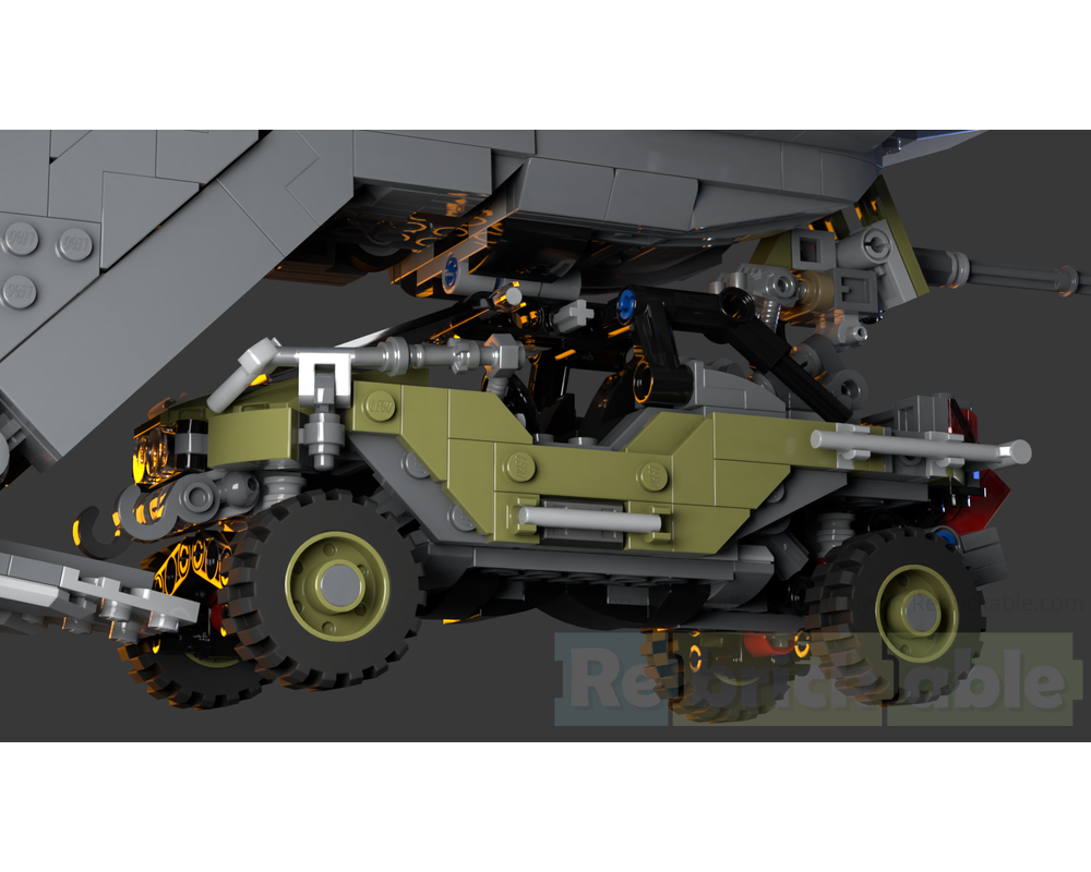 LEGO MOC-217914 D77-TC ‘Pelican’ Dropship (Halo) by Builder Faber ...
