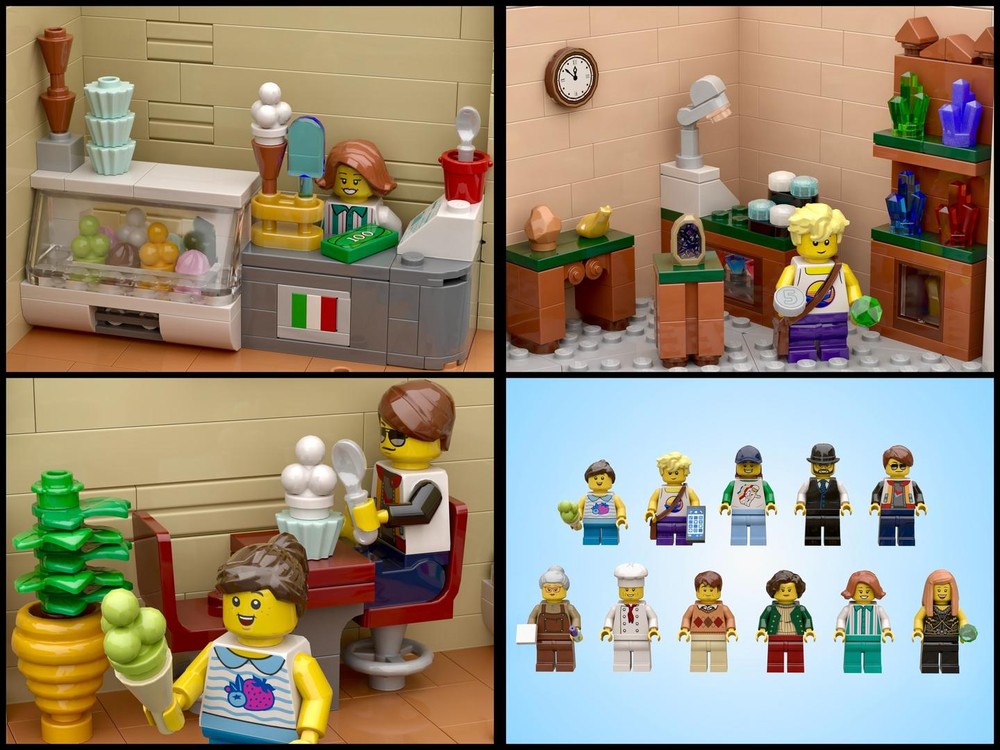 LEGO MOC-217918 Italian Street Corner by brick__engineer | Rebrickable ...