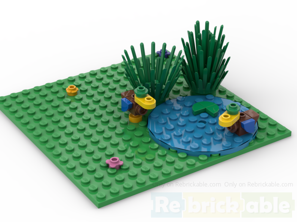 LEGO MOC Duck Pond by RapidCheetah | Rebrickable - Build with LEGO