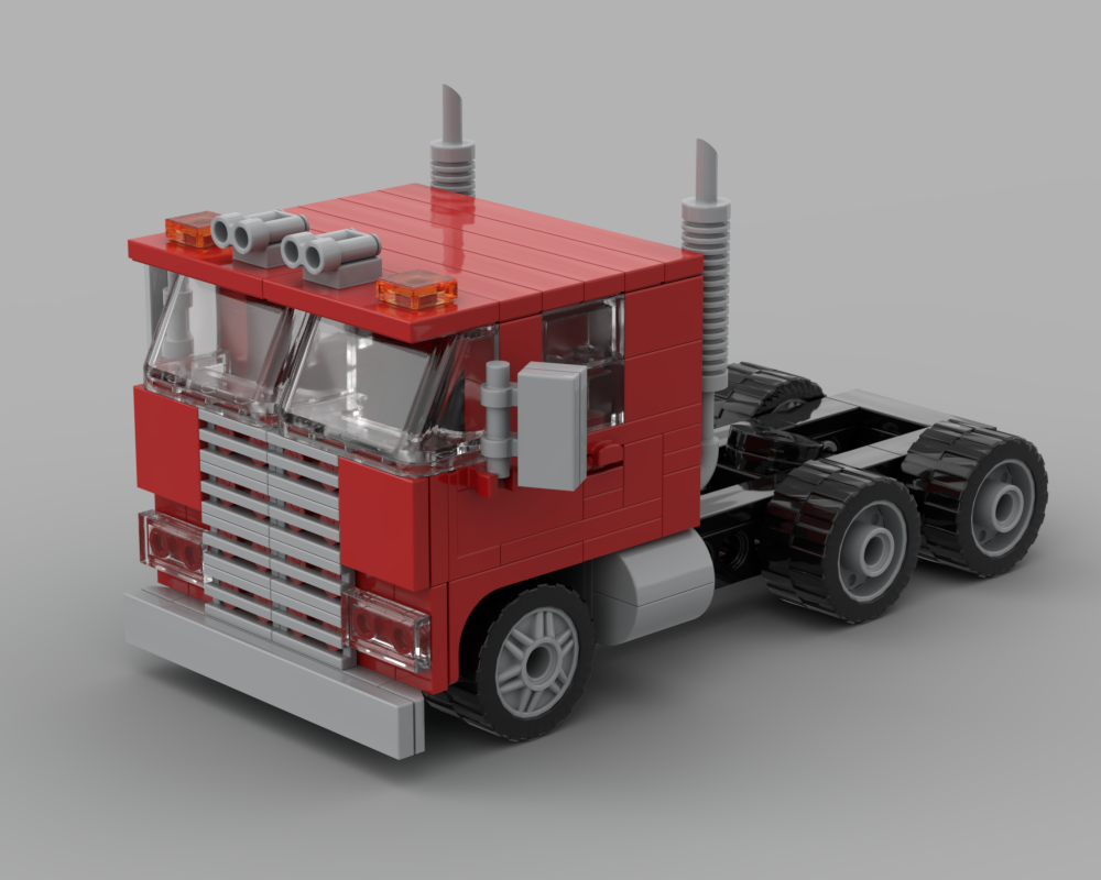 LEGO MOC Kenworth Cabover (Day-cab) by leeggoo_Creator | Rebrickable ...