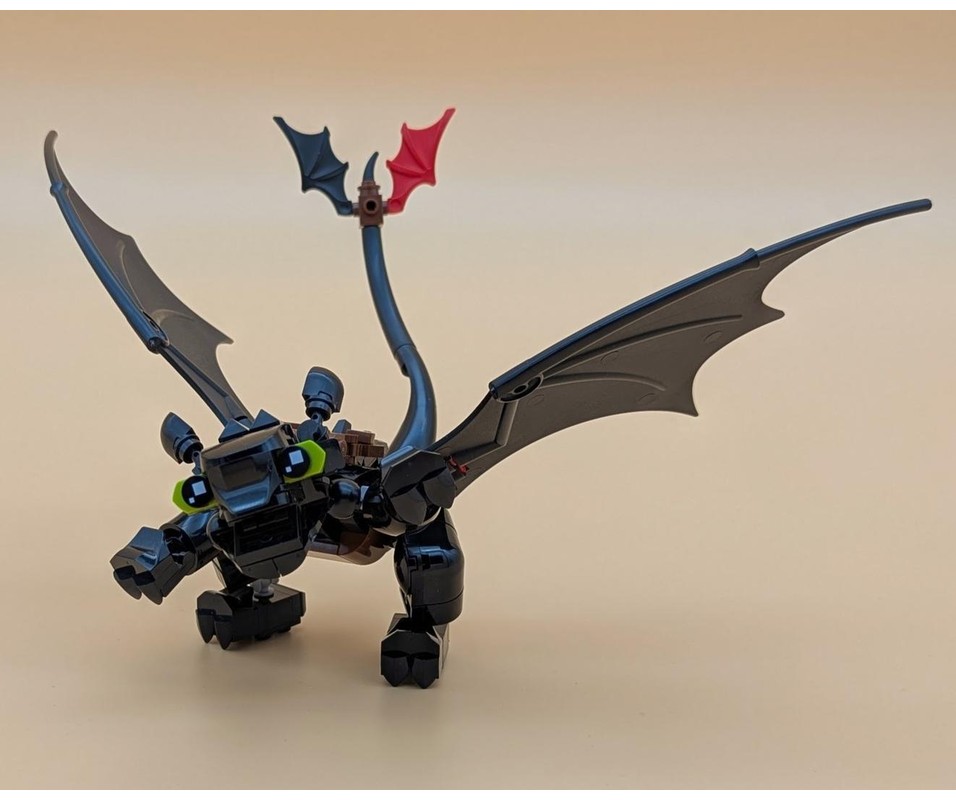 LEGO MOC Toothless by curtydc | Rebrickable - Build with LEGO