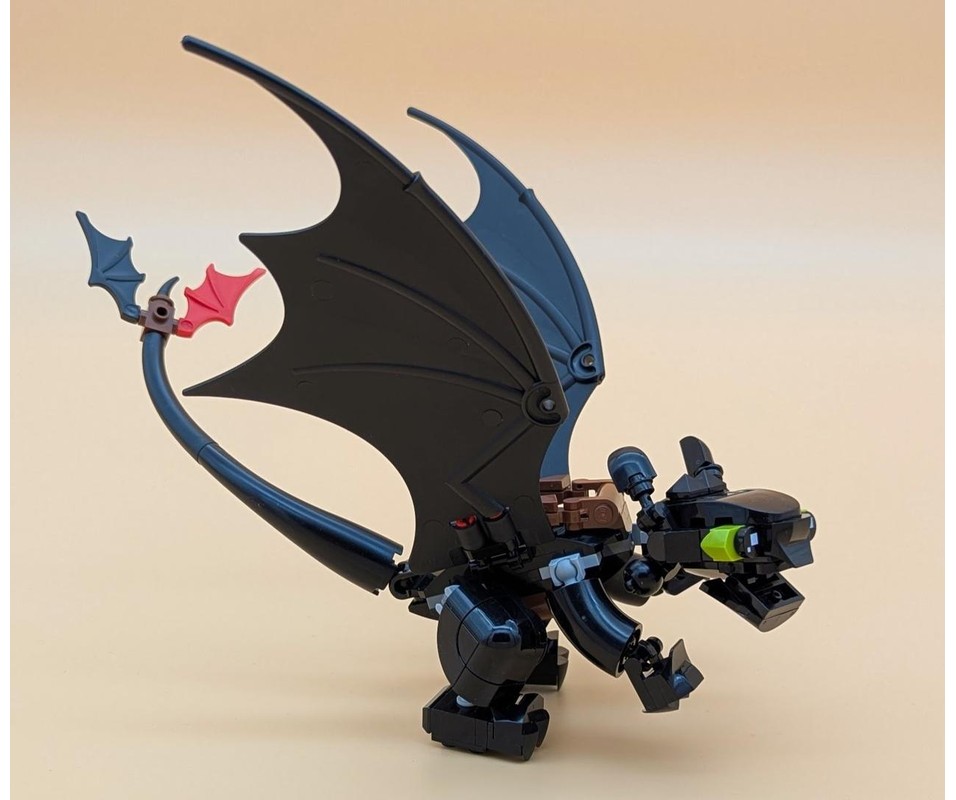 LEGO MOC Toothless by curtydc | Rebrickable - Build with LEGO