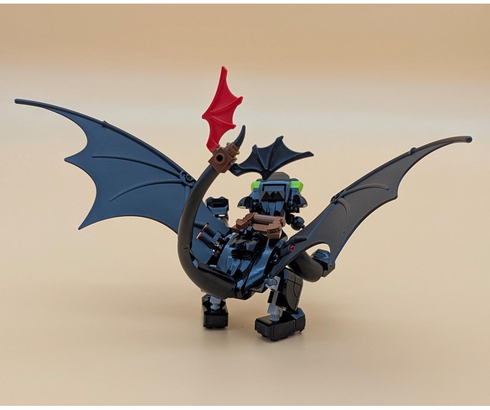 LEGO MOC Toothless by curtydc | Rebrickable - Build with LEGO