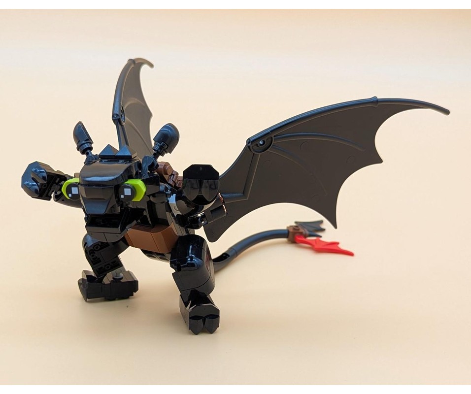 LEGO MOC Toothless by curtydc | Rebrickable - Build with LEGO