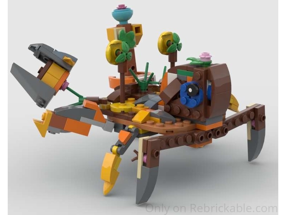 LEGO MOC Woody Crab by moyerpandabuilder | Rebrickable - Build with LEGO