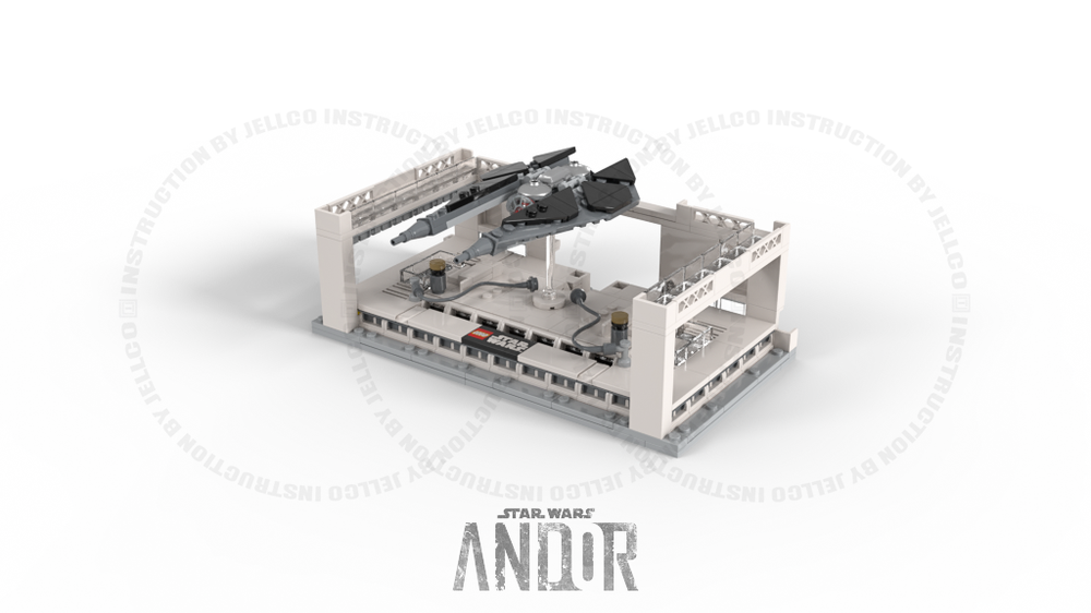LEGO MOC-217995 Micro Diorama : Hangar for Imperial Starfighters PART ...