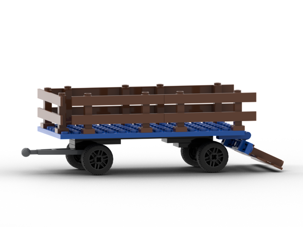 LEGO MOC Double-axle Trailer for Blue Tractor by Leggomyleg ...