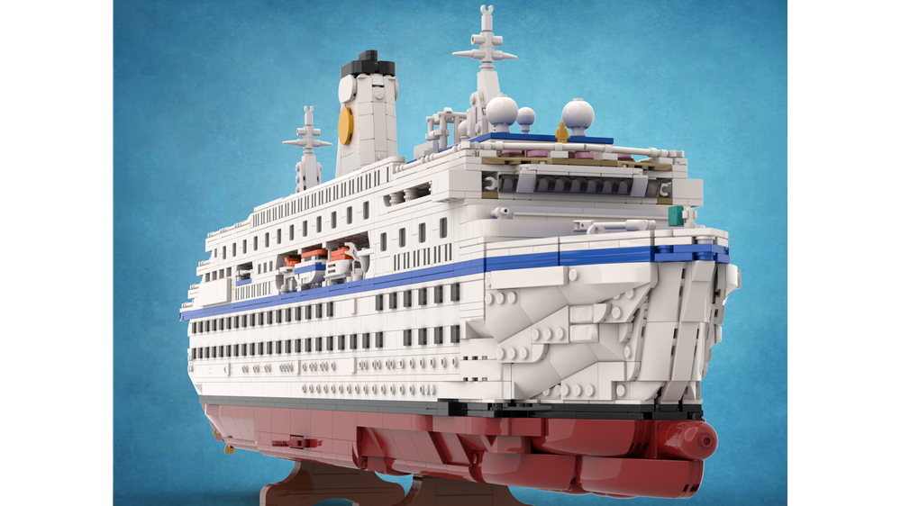 LEGO MOC-218003 Ocean Cruise Ship by Galaxy333 | Rebrickable - Build ...