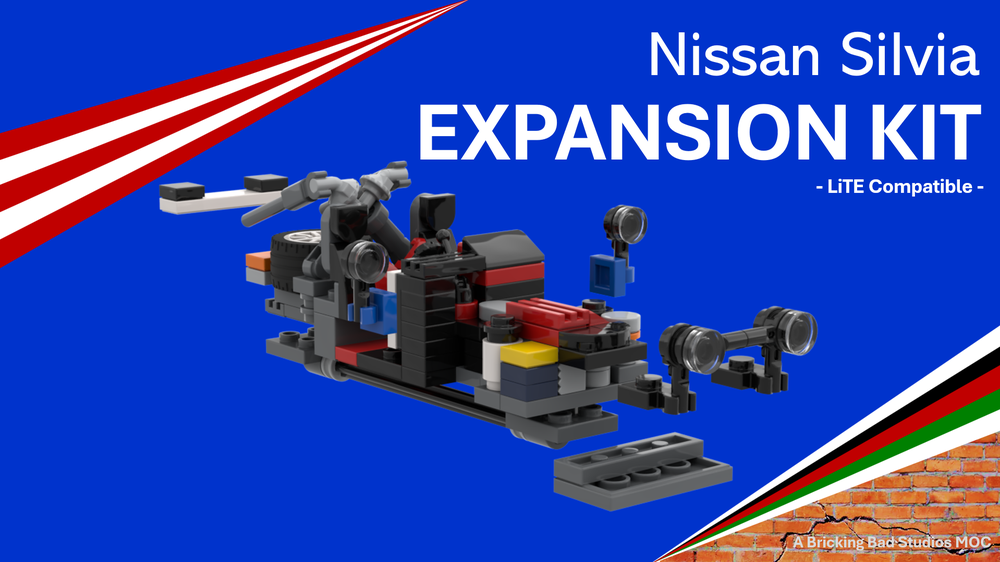 LEGO MOC Nissan Silvia Expansion KiT (`SuperKit': LiTE series pack of ...