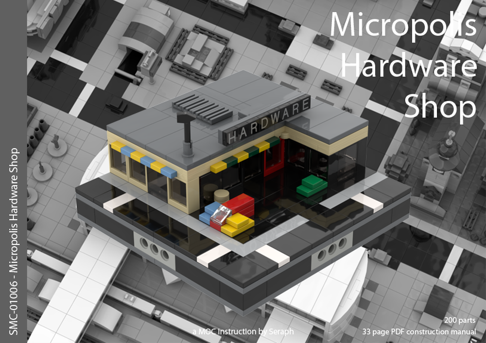 LEGO MOC Micropolis Hardware Shop by Seraph | Rebrickable - Build with LEGO