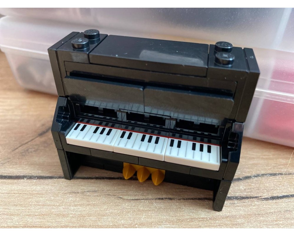 LEGO MOC Upright Piano (with opening and closing lid) - Minifigure ...