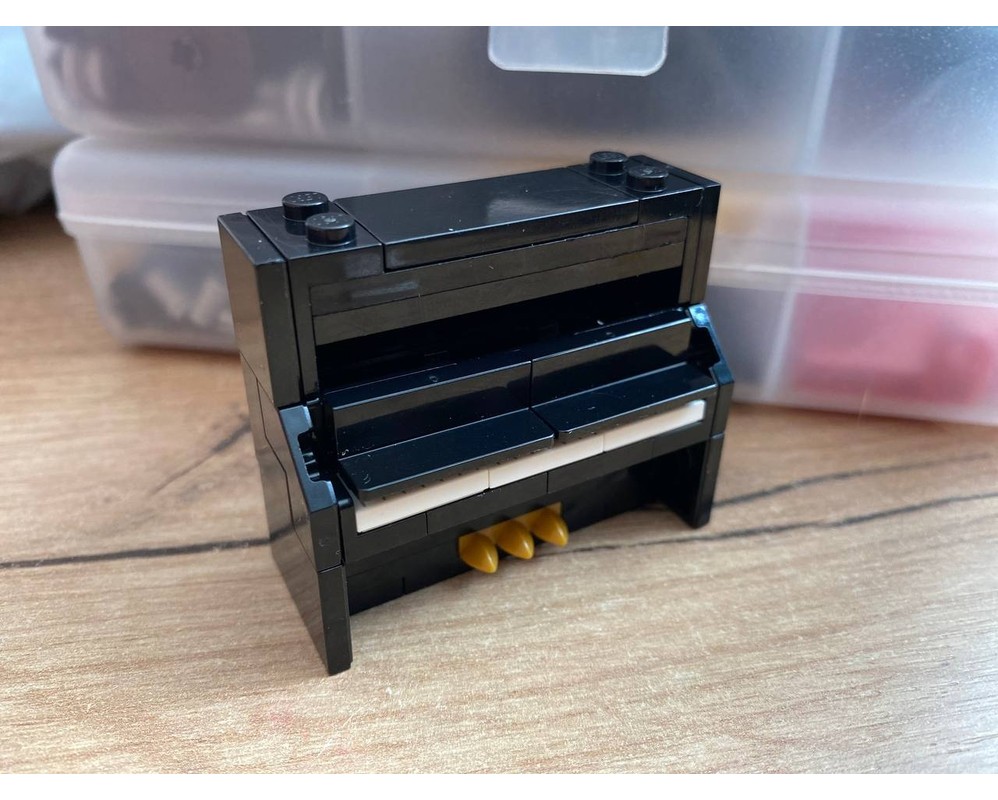 LEGO MOC-218011 Upright Piano (with opening and closing lid ...