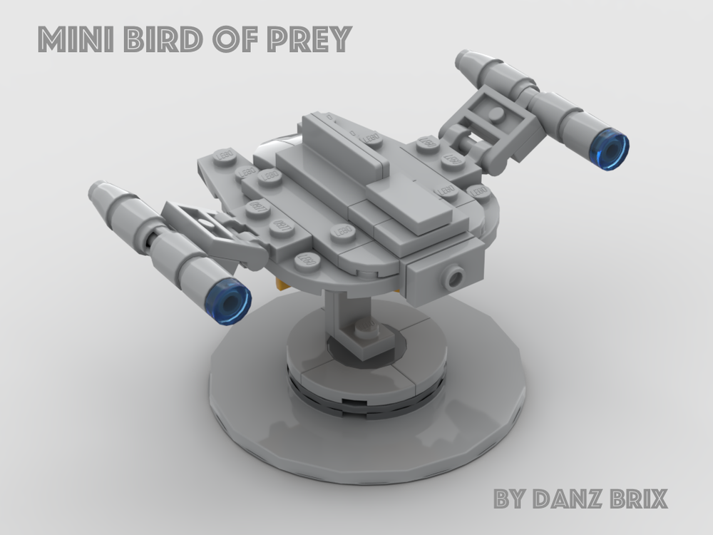 LEGO MOC-218022 Mini Bird of Prey by DanzBrix | Rebrickable - Build ...