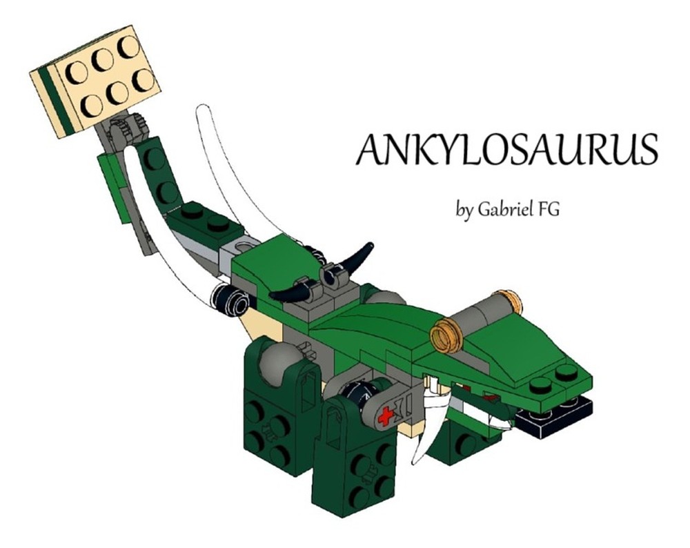 LEGO MOC-218025 Ankylosaurus by Watermonsters | Rebrickable - Build ...