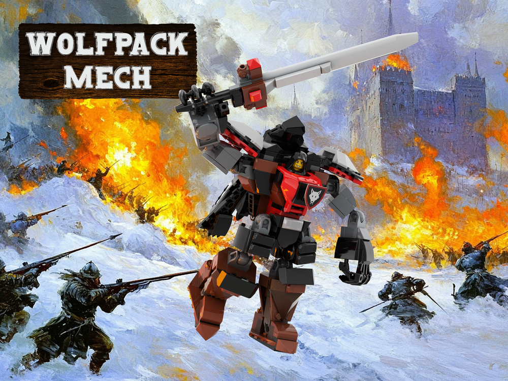 LEGO MOC Wolfpack Mech by Tartan Bricks | Rebrickable - Build with LEGO
