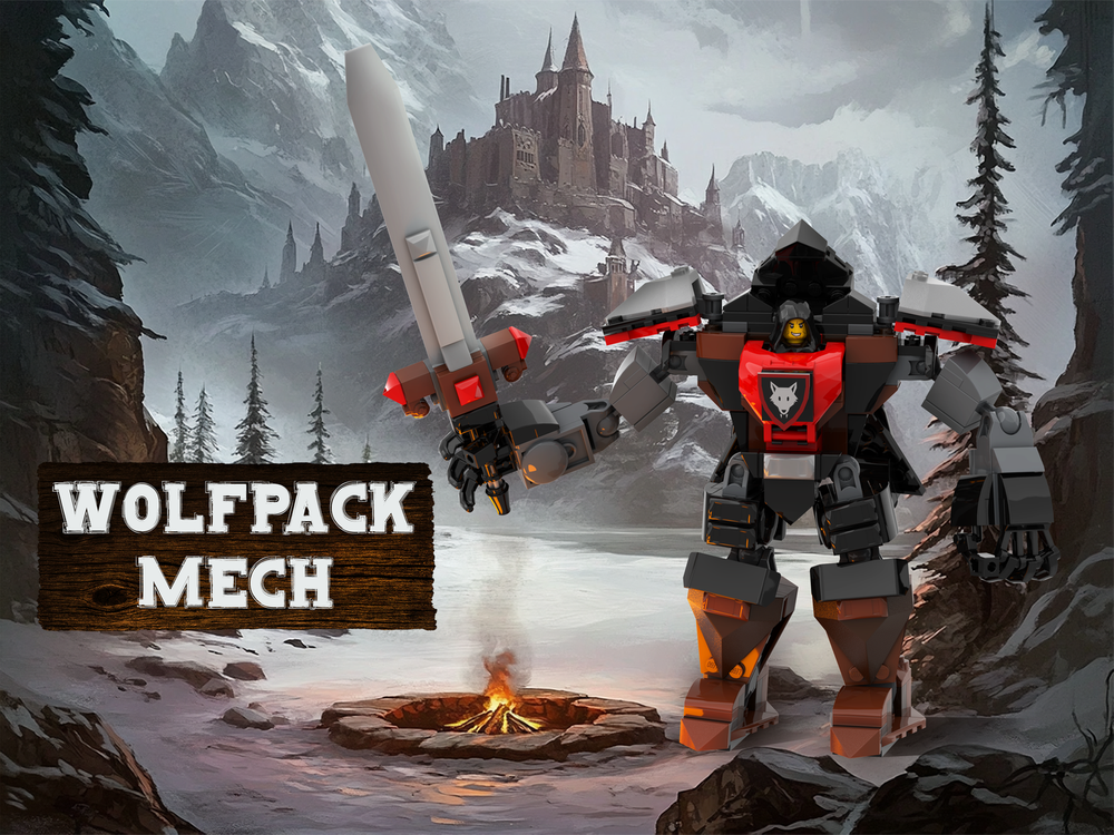 LEGO MOC Wolfpack Mech by Tartan Bricks | Rebrickable - Build with LEGO
