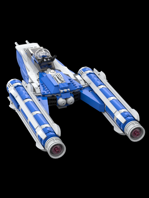 LEGO MOC Republic Starfighter by rvn0516 | Rebrickable - Build with LEGO