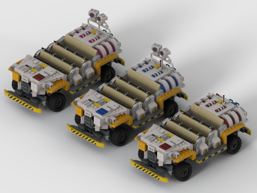 LEGO MOC Customizable Dinosaur Time Rover: (Blue, Purple, and Red) by ...