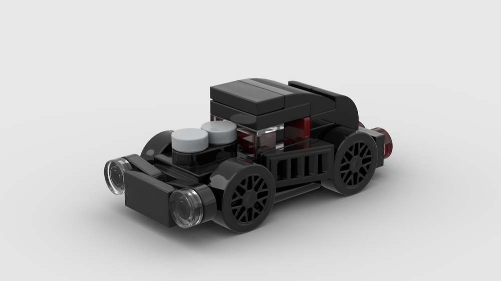 LEGO MOC Black Hot Rod Racer by BrickByBrickYT | Rebrickable - Build ...