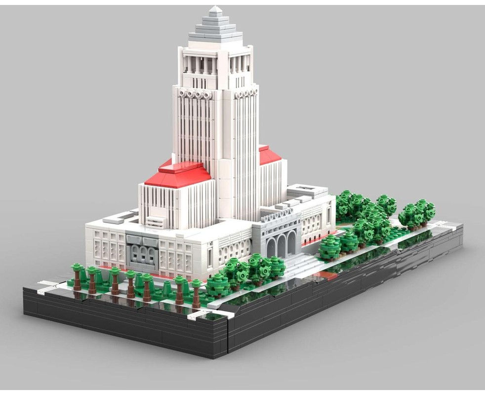 LEGO MOC Los Angeles City Hall at 1/650th Scale by FunnyTacoBunny ...