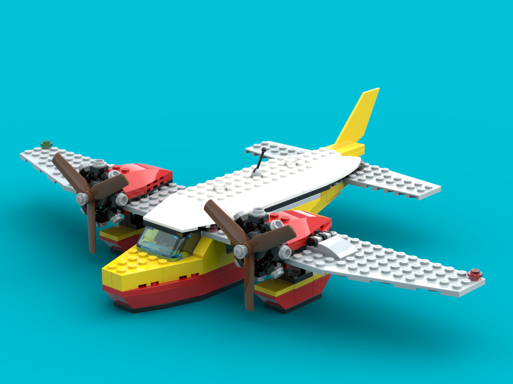 LEGO MOC Airmail "Island Hopper" Seaplane by etamax | Rebrickable ...