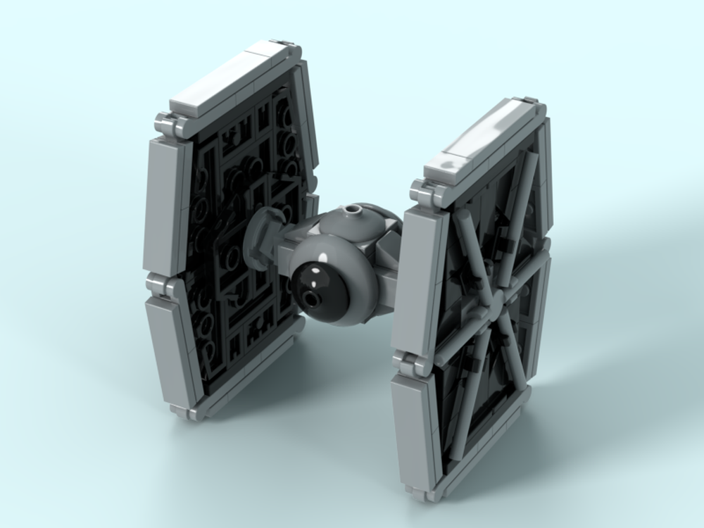 LEGO MOC Midi Scale TIE by abytron | Rebrickable - Build with LEGO