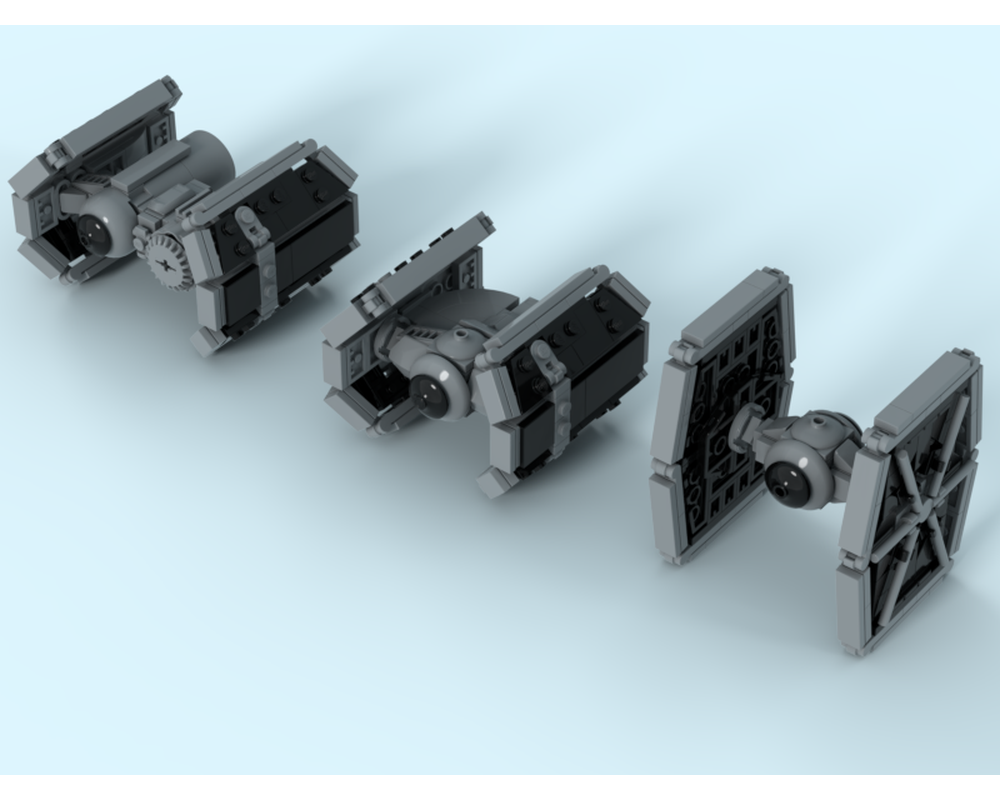 LEGO MOC Midi Scale TIE by abytron | Rebrickable - Build with LEGO