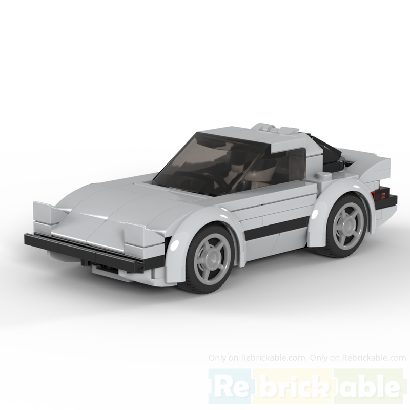 LEGO MOC Mazda RX-7 FB by MinifigGarage | Rebrickable - Build with LEGO
