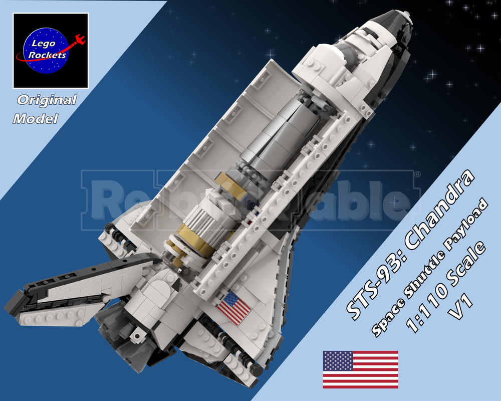 LEGO MOC 1:110 STS-93 Chandra X-ray Observatory by LegoRockets ...
