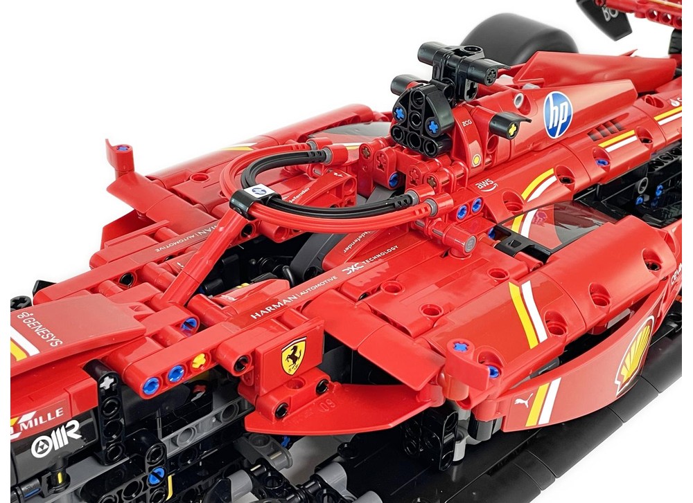 LEGO MOC 42207 페라리 SF-24 F1 Car RC MOD for Power Function Motors & LED ...